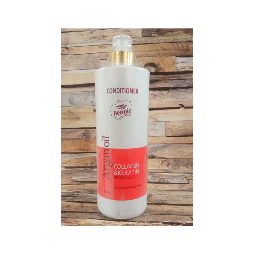 Benoir Argan Oil Collagen & Keratin Biotin Plus+ Nourishing Repair Con ...