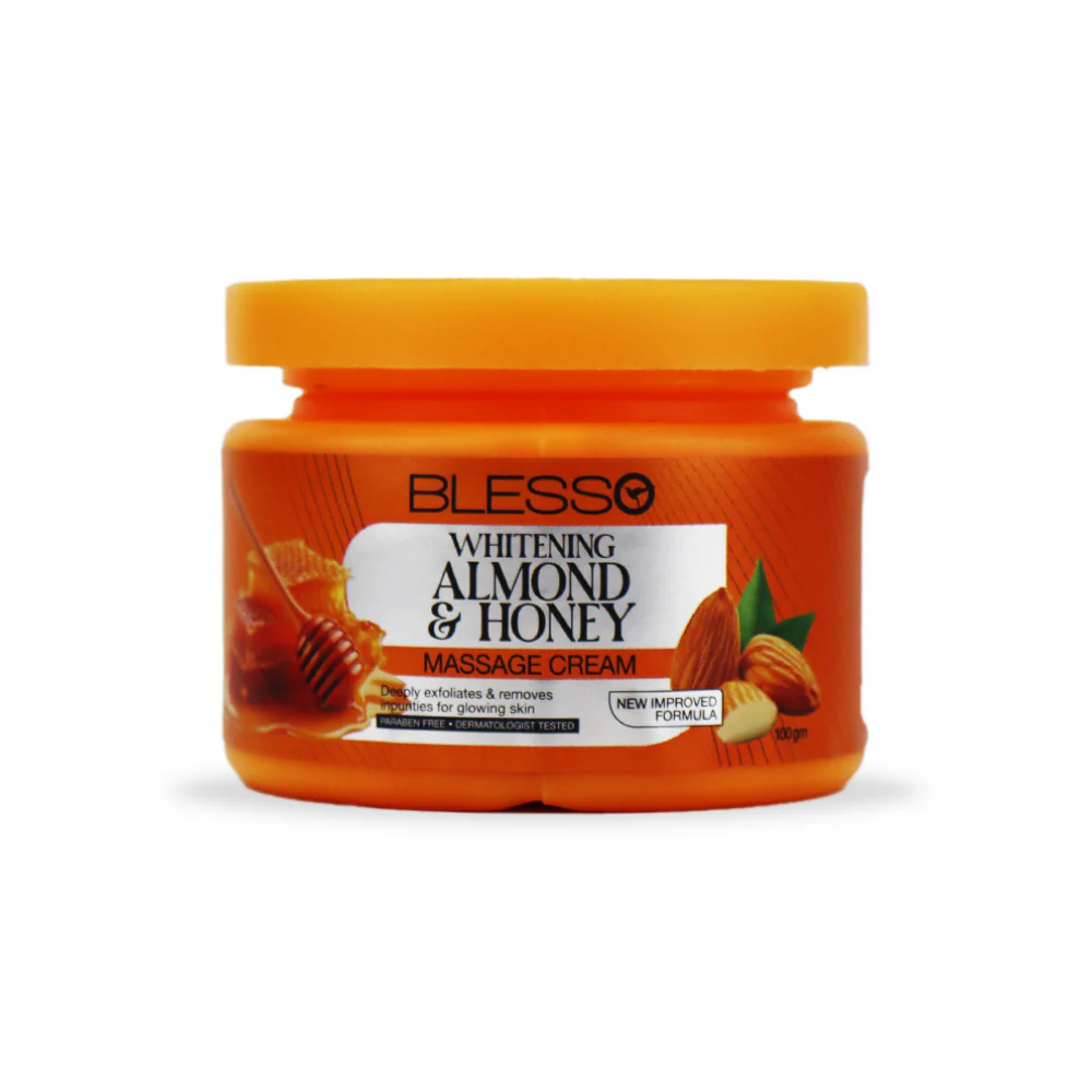 Blesso Whitening Almond And Honey Massage Cream 100g – Nuvari