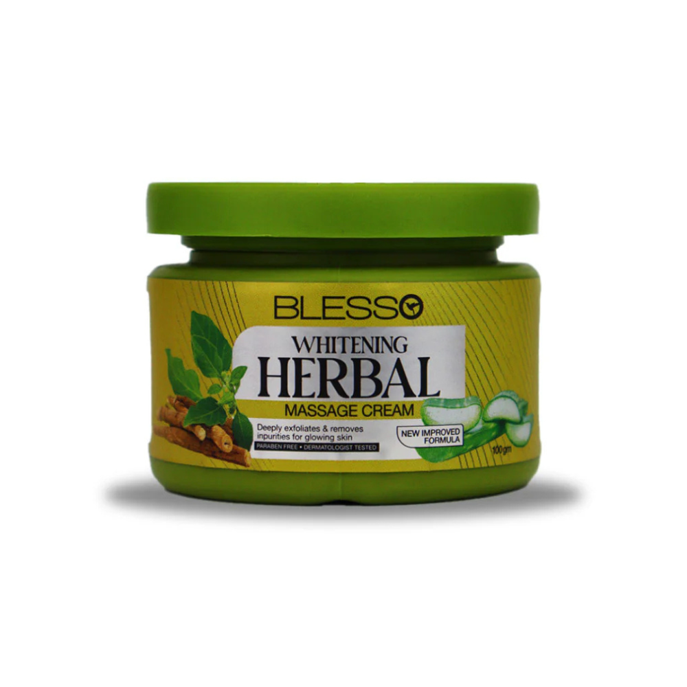 Blesso Whitening Herbal Massage Cream 100g – Nuvari