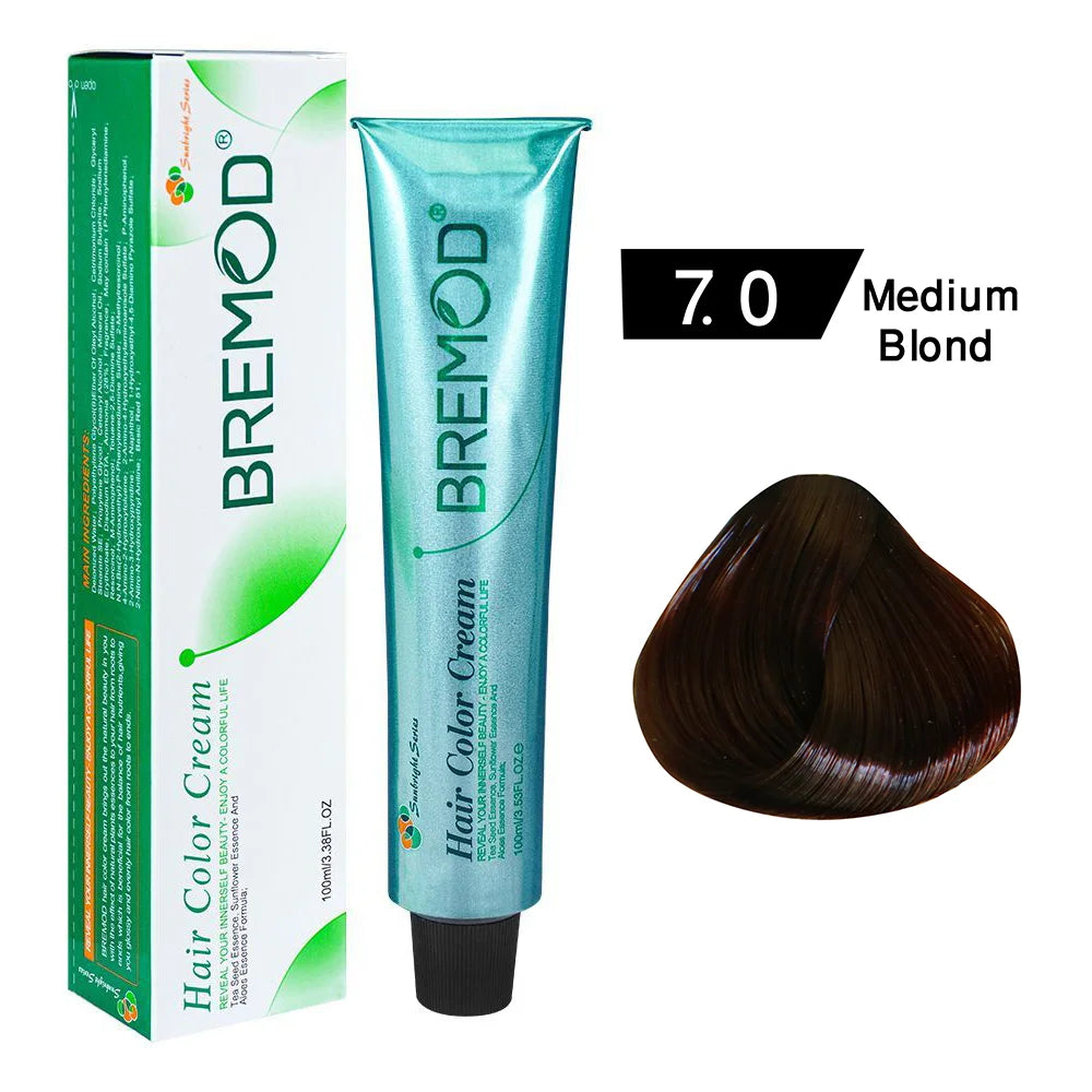 Bremod Hair Color (Shade 7.0 Medium Blond) – Nuvari