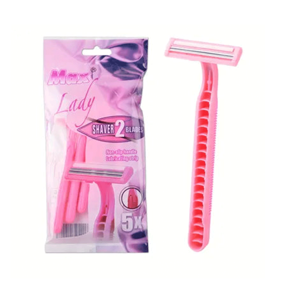 Max Lady Shaver 2 Blades (Pack Of 5) – Nuvari