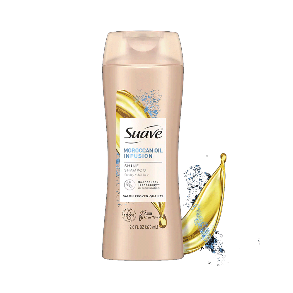 Suave Moroccan Oil Infusion Shine Shampoo 373ML – Nuvari