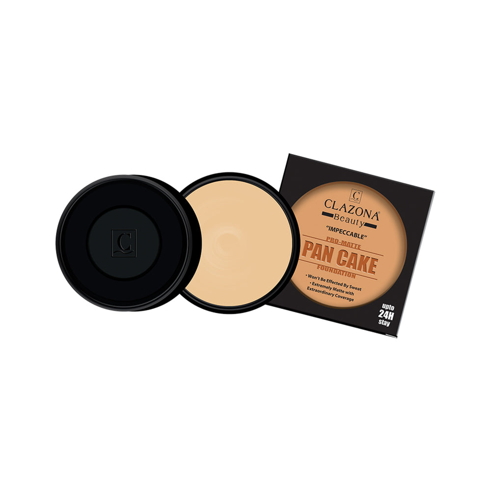 Clazona Beauty Pro Matte Pan Cake Foundation (8 Shades Available) – Nuvari